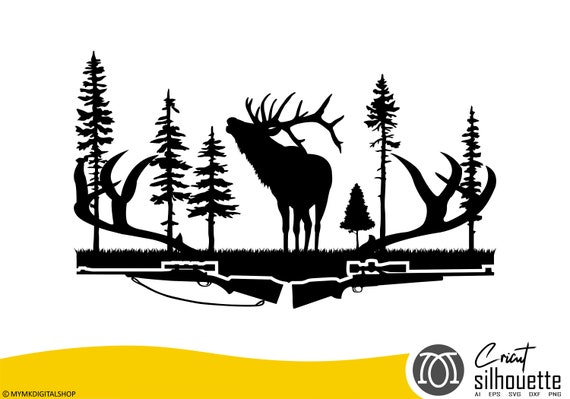 Deer Hunting Svg American Flag Rifles Dear Svg Png - Etsy