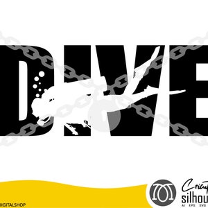 Scuba Diving Dive Svg File Scuba Svg Diver Svg Svg Png - Etsy