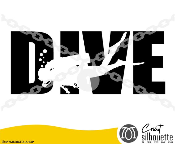 Scuba Diving Dive Svg File Scuba Svg Diver Svg Svg Png - Etsy