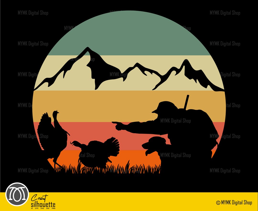 Turkey Hunting Svg, Night Hunt, Turkey Svg, Hunting Svg, Cut File, Svg ...