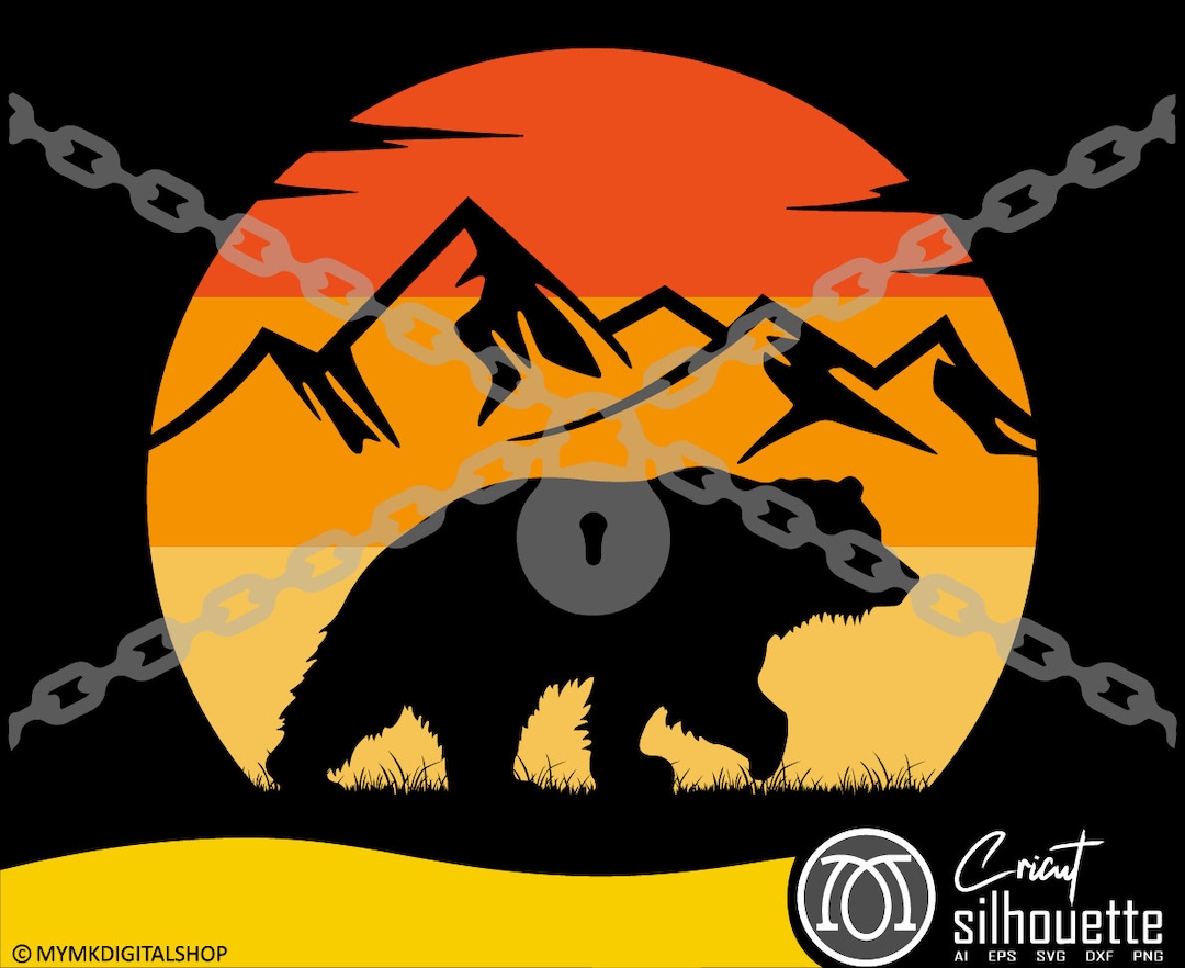 Bear Hunting Svg, Bear Svg, Silhouette, Papa Bear, Mama Bear, Cricut ...