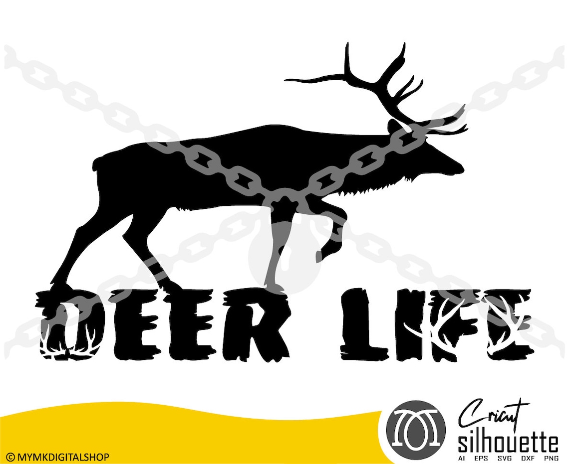 Deer Life Walking Svg File Deer Svg Deer Hunting Svg Svg - Etsy