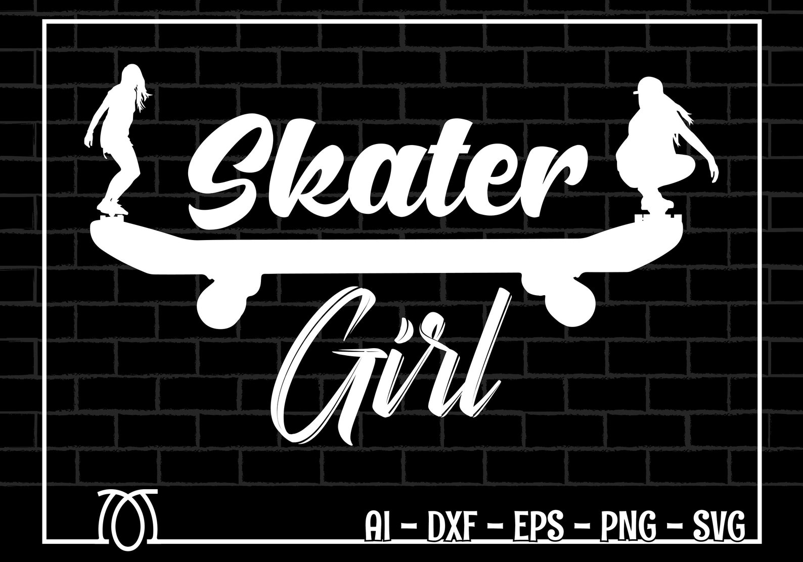 Skateboard Svg, Skateboarding, Skater Girl 2, Skate, Svg, Cut File ...