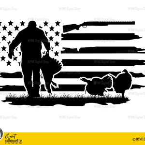 Turkey Svg, Turkey Hunting Svg, American Flag, Bow Hunting., Hunting ...
