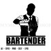 Bartender Svg, Bartender, Bar Svg, Svg, Png, Cricutm Dxf, Clipart, for ...