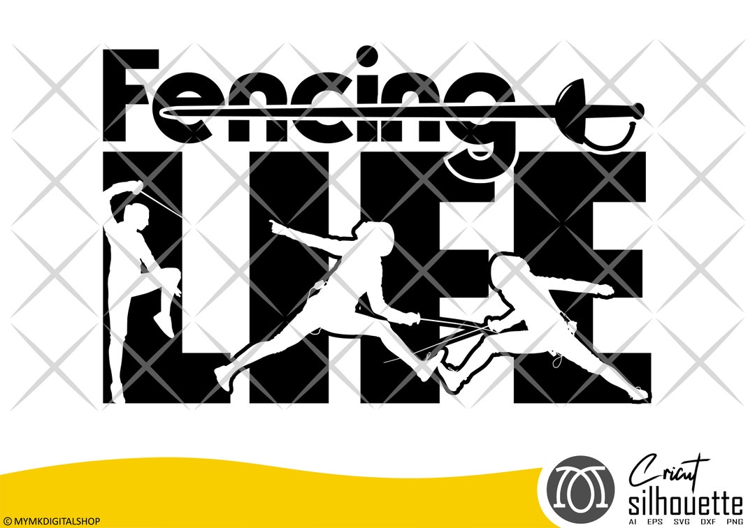 Fencing Life, Fencing svg, svg, png, cricut, dxf, clipart, für ...