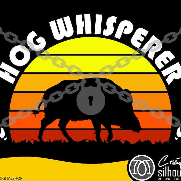 Hog Svg Hog Whisperer - Etsy