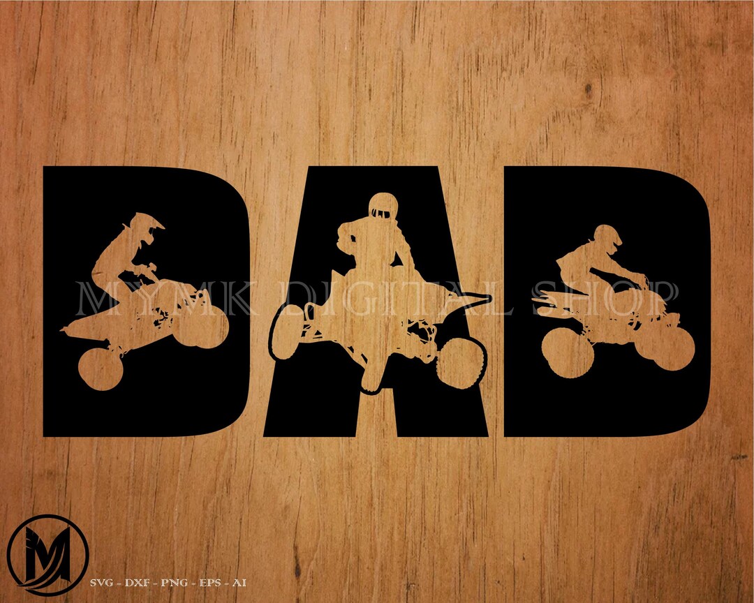 Atv Svg, Atv Dad Svg File, Mud Riding Svg, Atv Rider Svg, Svg, Png ...
