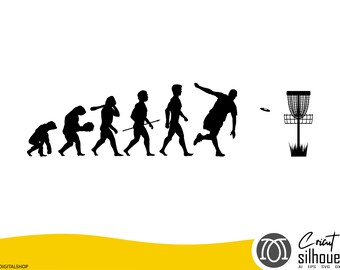 Evolution Disc Golf Svg - Etsy