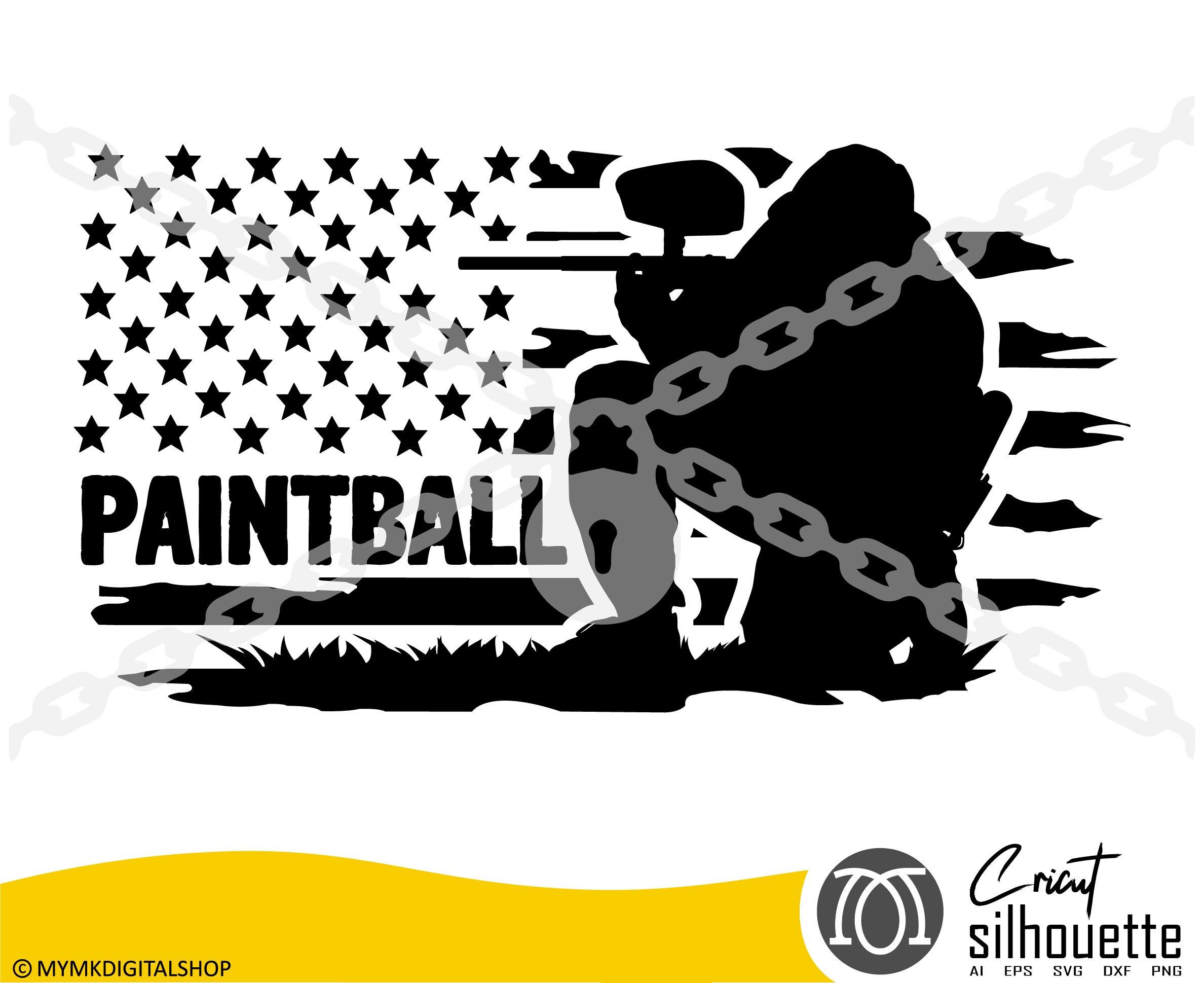 Paintball Svg US Flag Svg Svg Png Cricut Dxf Clipart - Etsy India