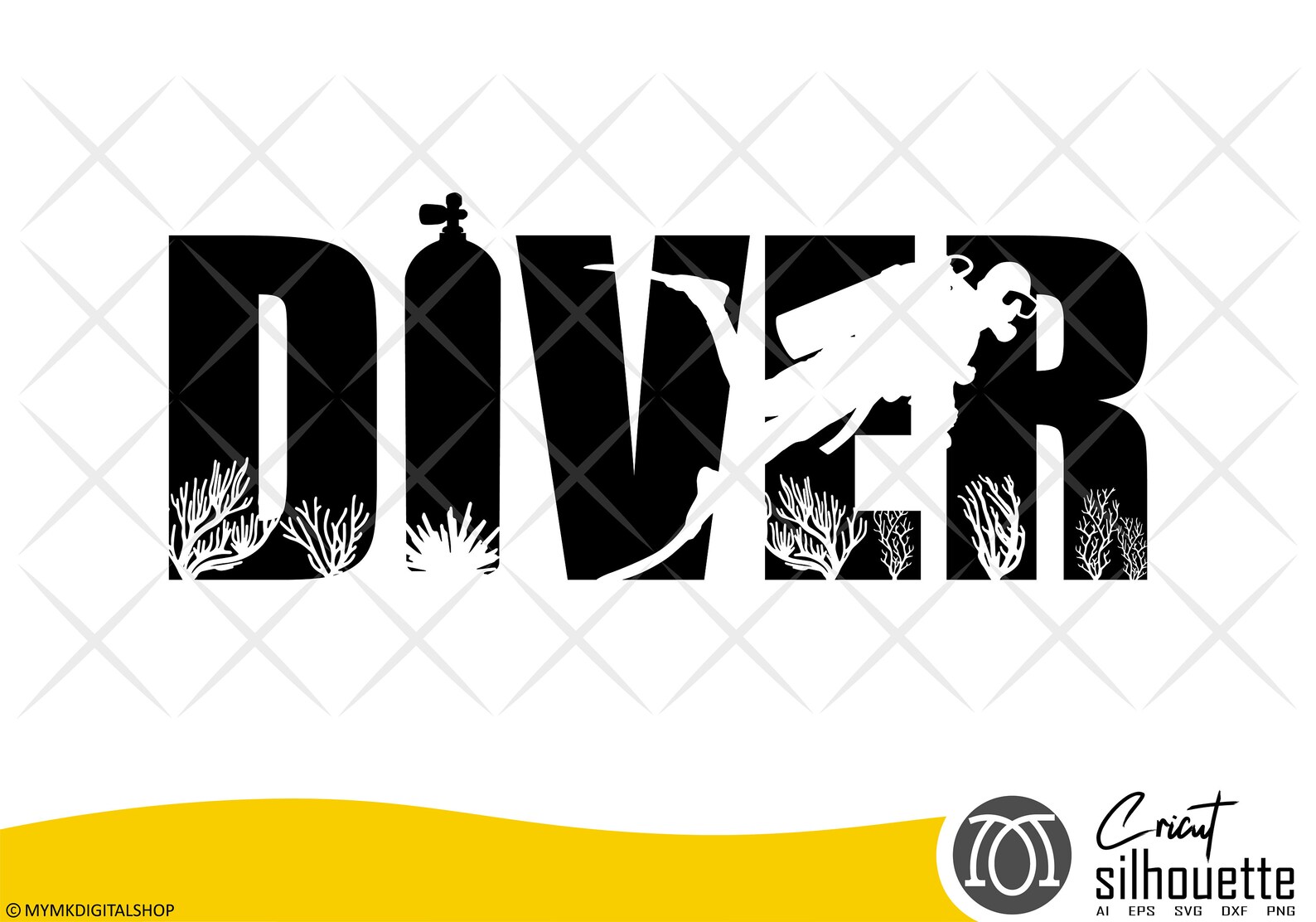 Diver Scuba Diving Svg File Scuba Svg Diver Svg Svg Png | Etsy