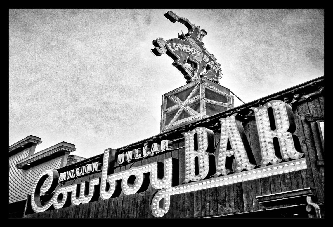 Cowboy Bar - Etsy