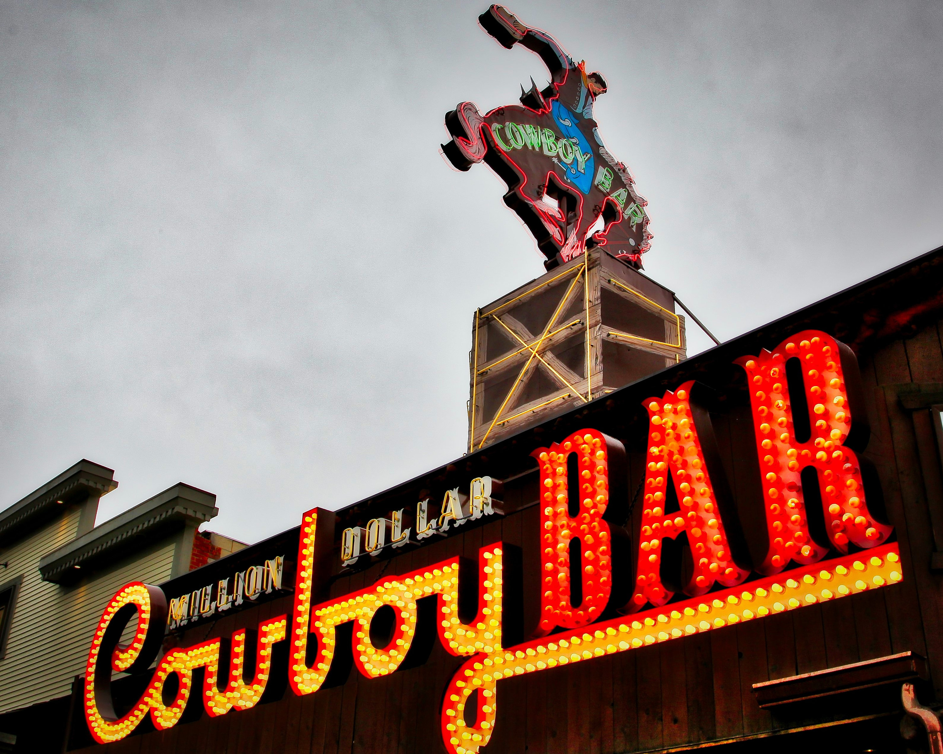 Cowboy Bar in Color - Etsy