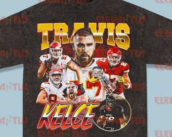 Travis Kelce Cartoon Shirt - Etsy