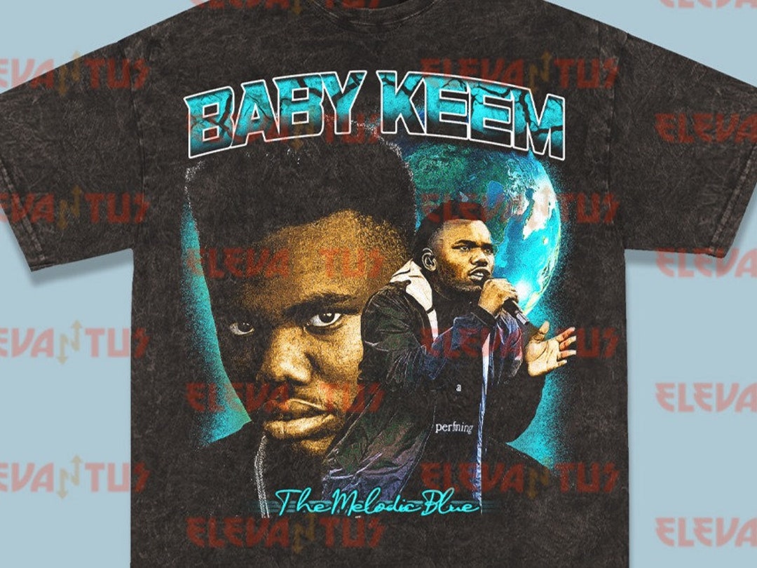 Limited Retro Vintage Style Bootleg Baby Keem Oversize Premium Wash Tee ...