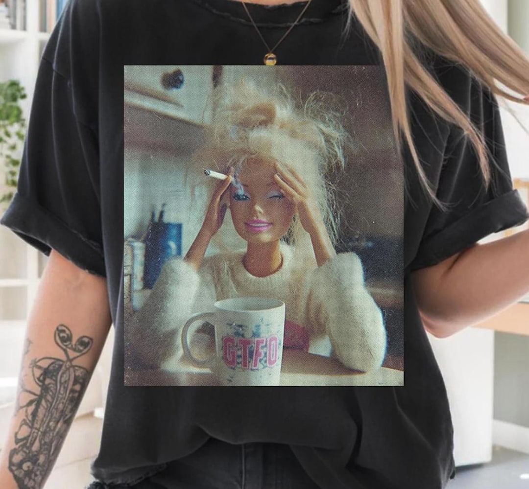 Funny Distressed Doll Face Meme Shirt Gift for Woman,sarcastic Doll ...