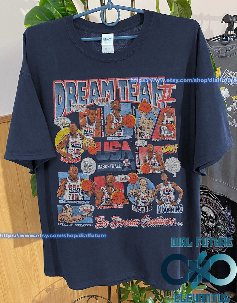 Vintage Style 1992 Dream Team Shirt, Vintage Dream Team 1992 NBA Tee - Etsy