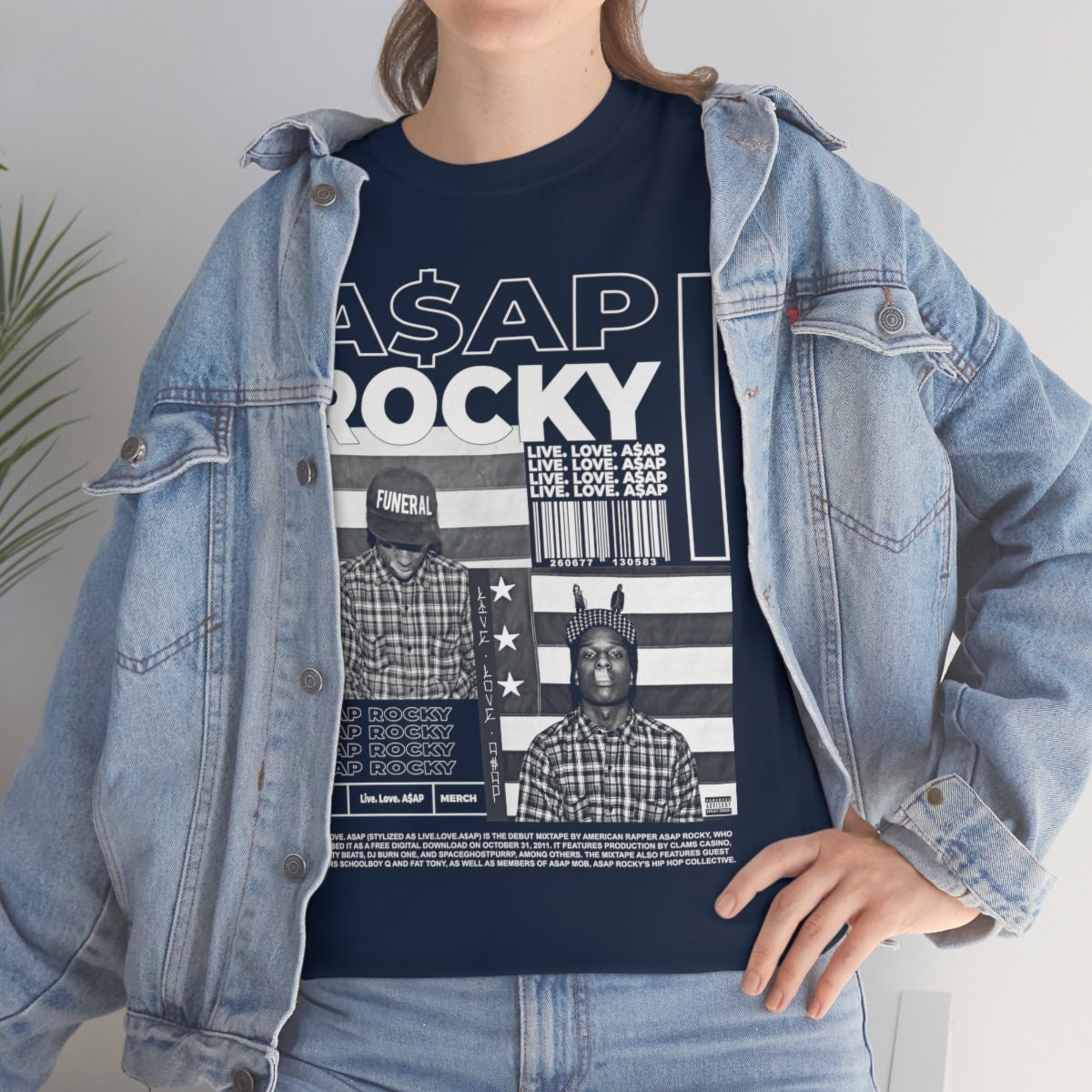 Asap Rocky Vintage 90s Raptees, Hip Hop Rnb Shirt, Graphic Tee DF001 - Etsy