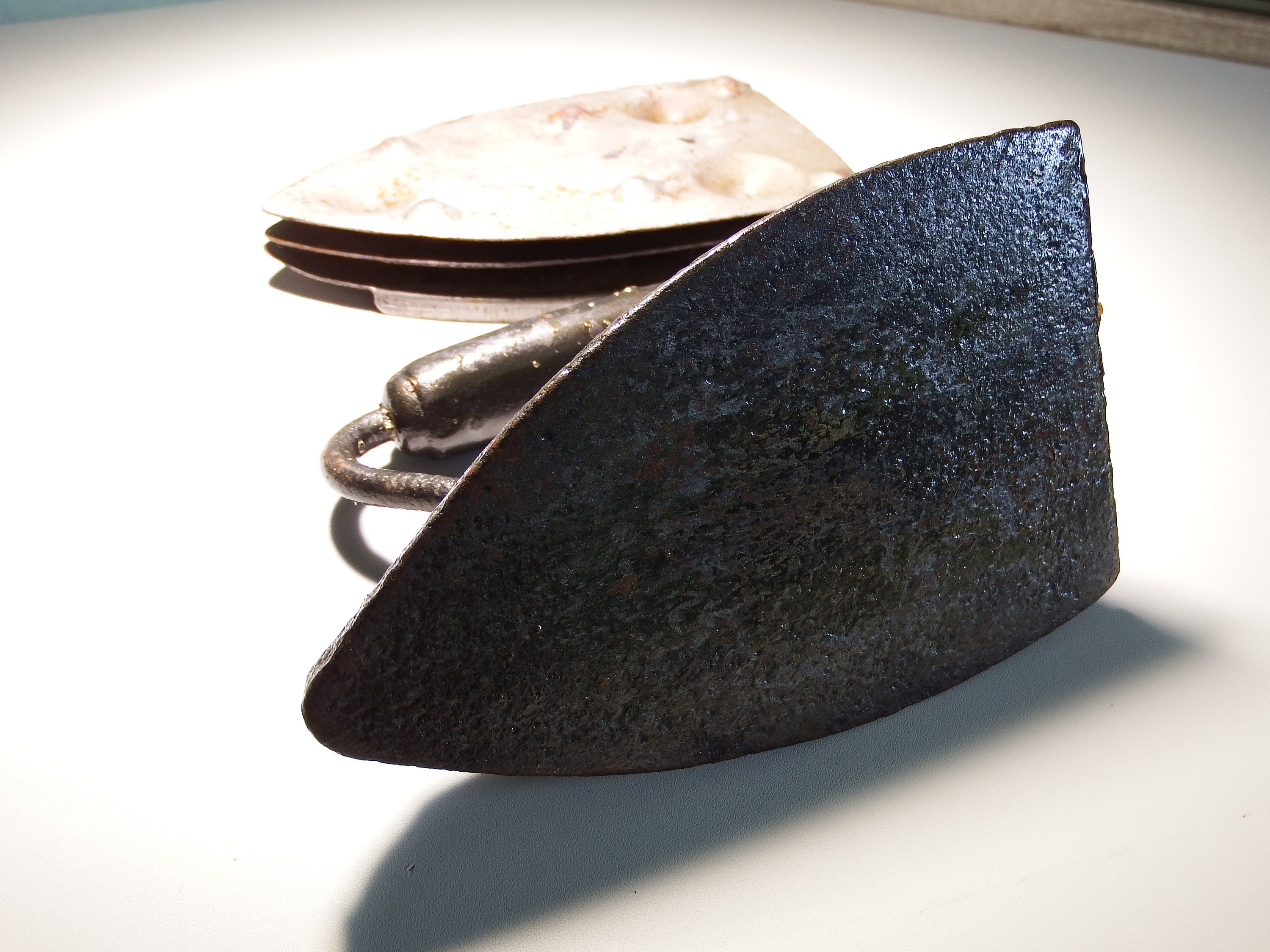 Antique Iron and Iron Rest - Etsy