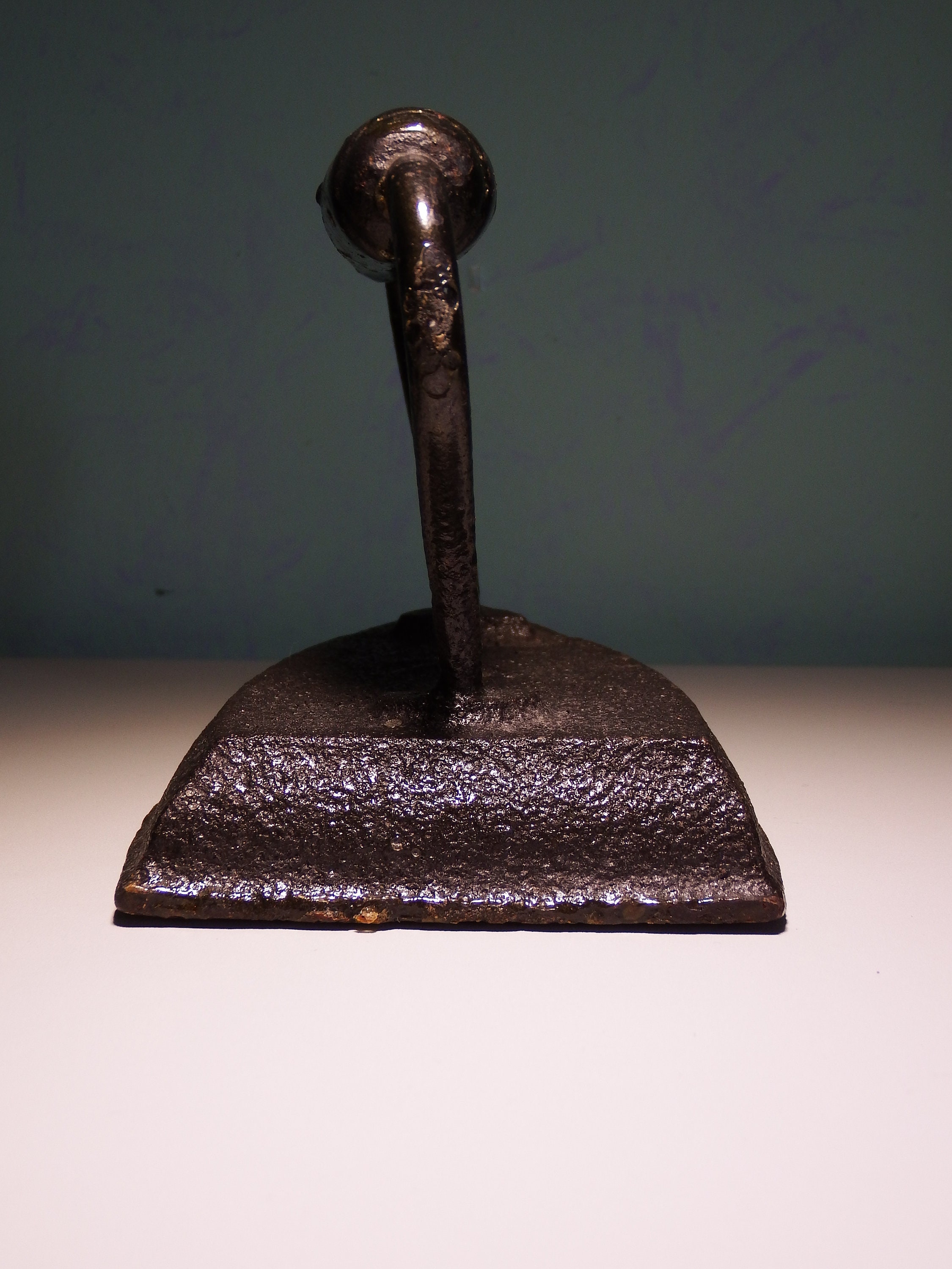 Antique Iron and Iron Rest - Etsy