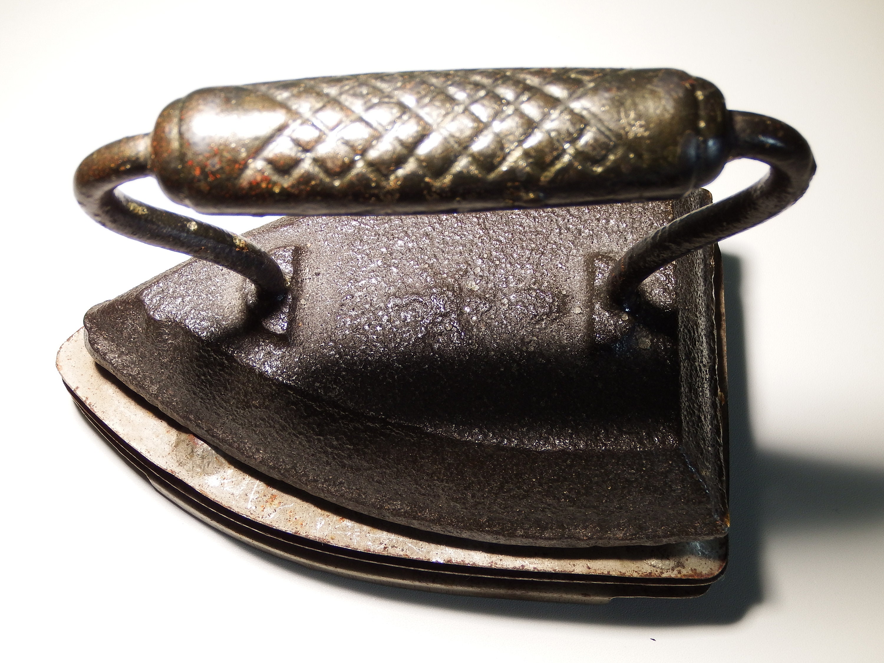 Antique Iron and Iron Rest - Etsy