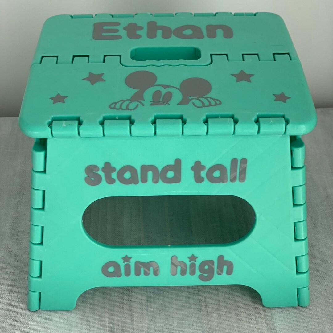 Personalized Step Stool for Kids+toddlers,easy Folding Child’s Step ...