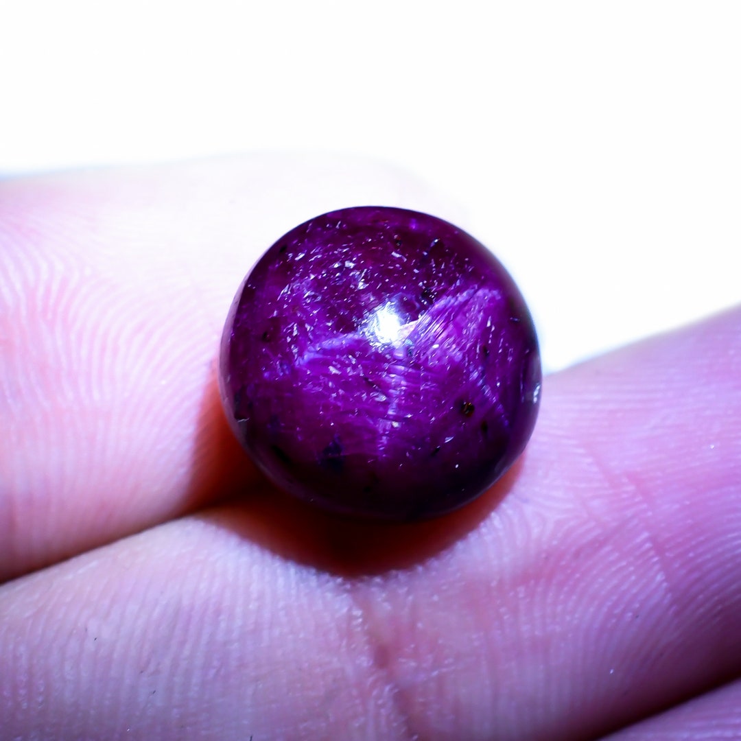 Star Garnet 100% Natural Cabochon Gemstone Round Shape Star Garnet ...