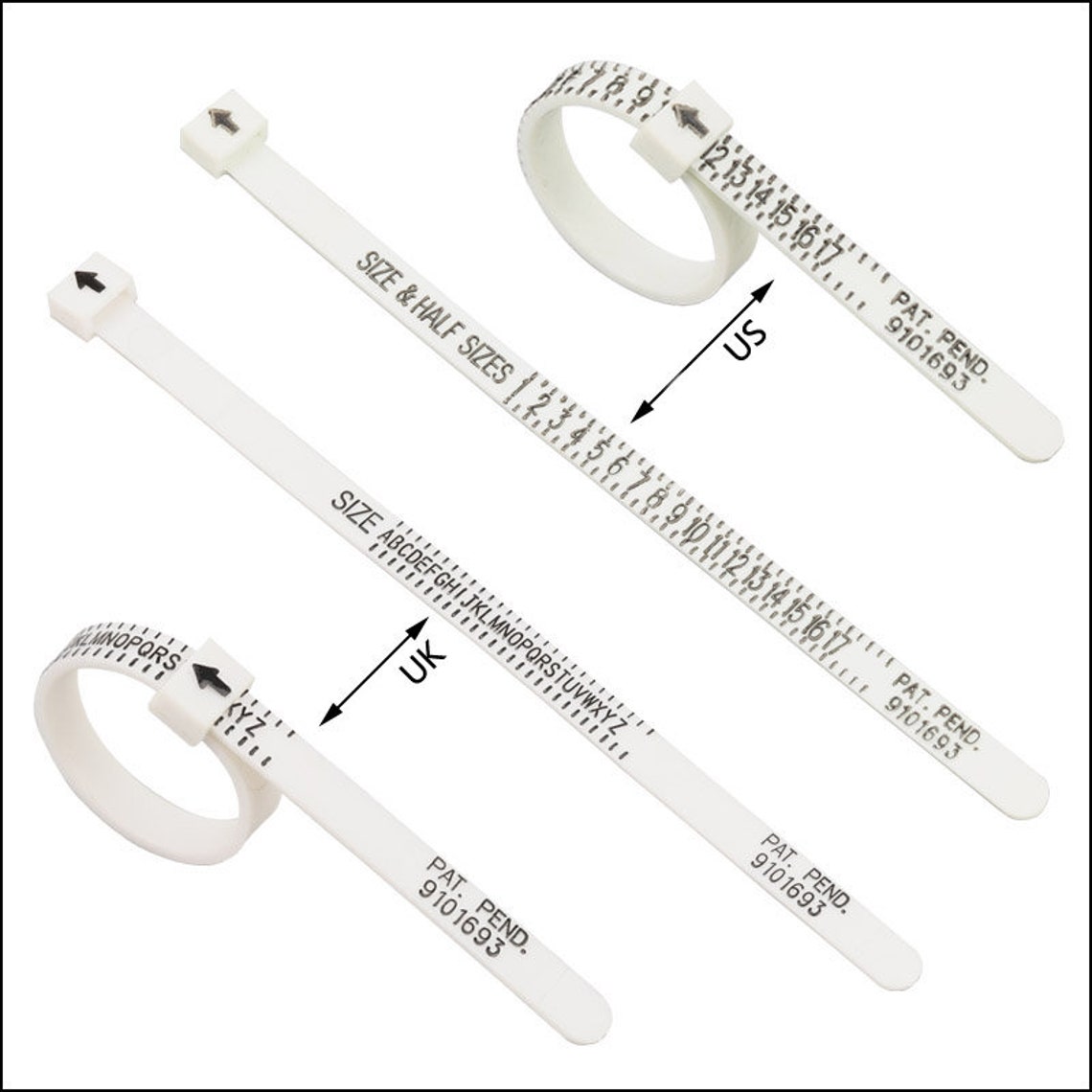 Plastic Ring Sizer Ring Sizer Zip Tie Ring Sizer | Etsy