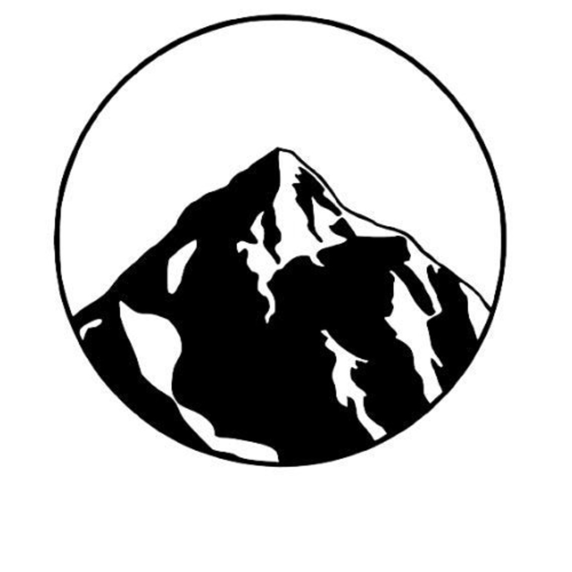 Mountain Landscape Vinyl Decal/sticker - Etsy