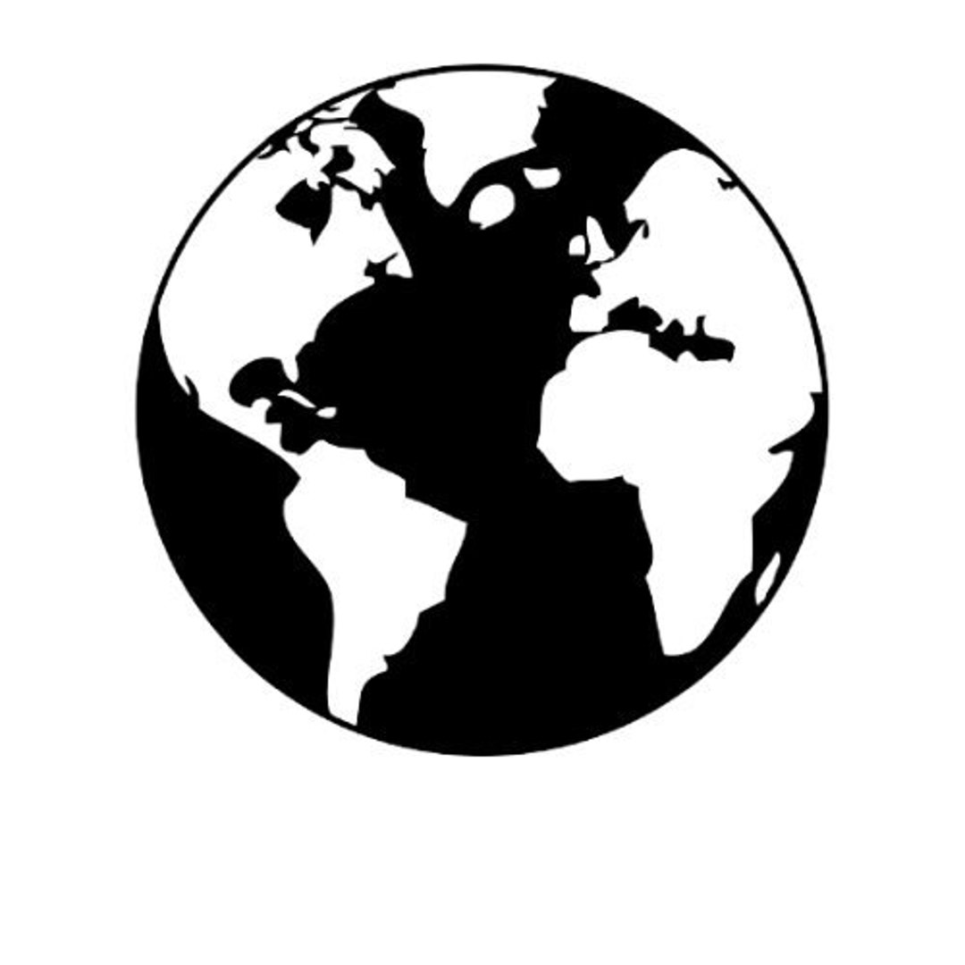 Earth Vinyl Decal/sticker - Etsy