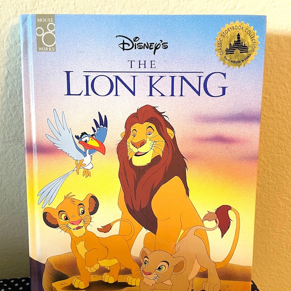 The Lion King Book - Etsy