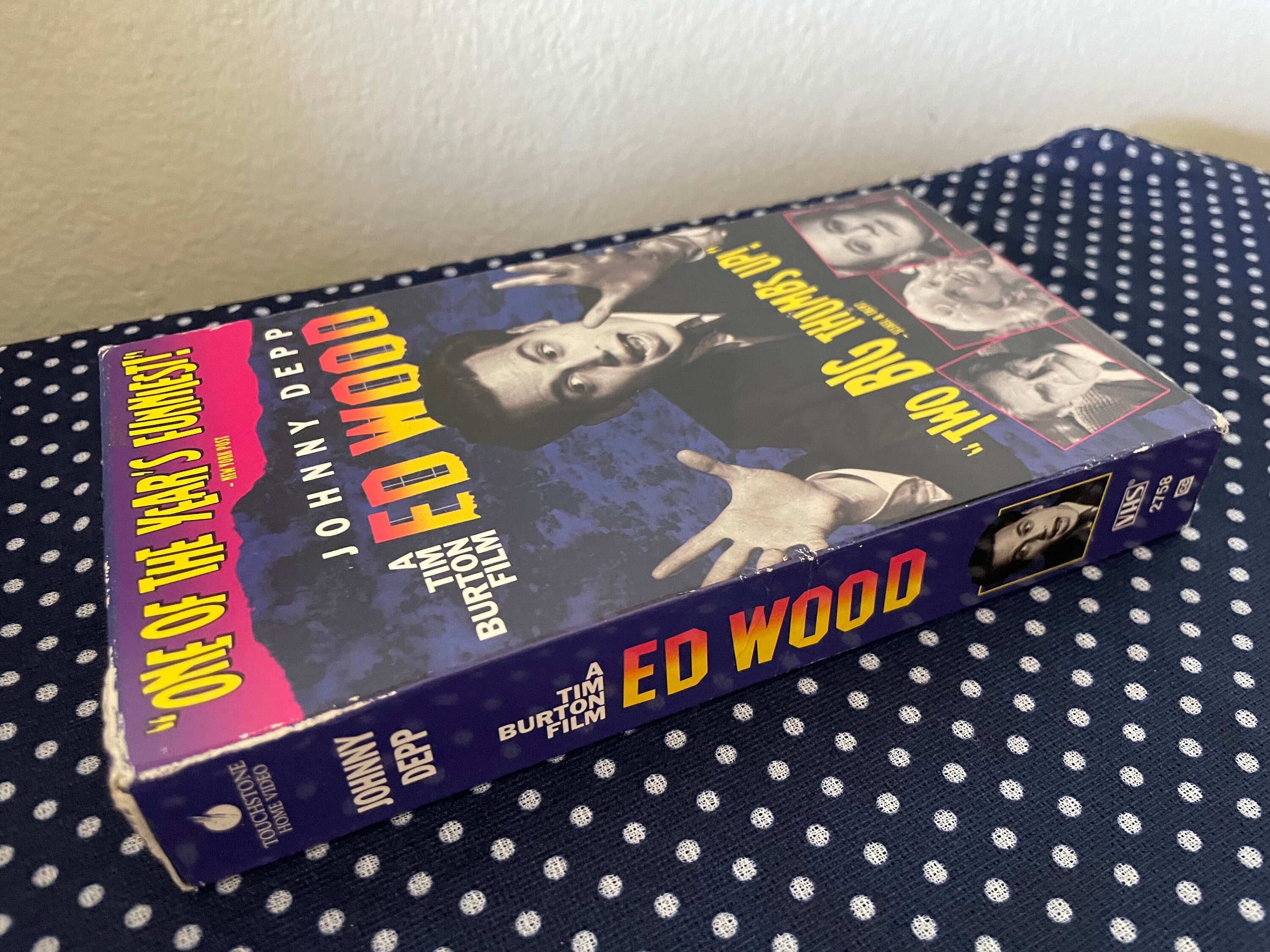 Vintage Ed Wood VHS Video Cassette Tim Burton Movie With Johnny Depp - Etsy