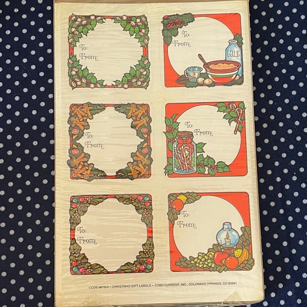 80s Food Labels - Etsy