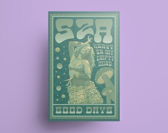 Sza Poster Good Days - Etsy