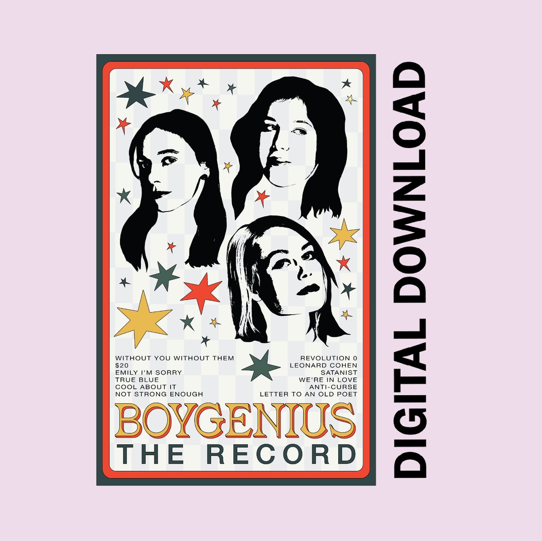 Boygenius Poster digital Download - Etsy
