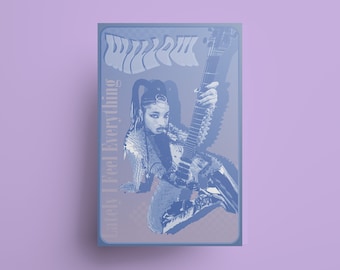 Willow Smith Poster / Willow Smith Print / Stencil Art / Music Poster ...