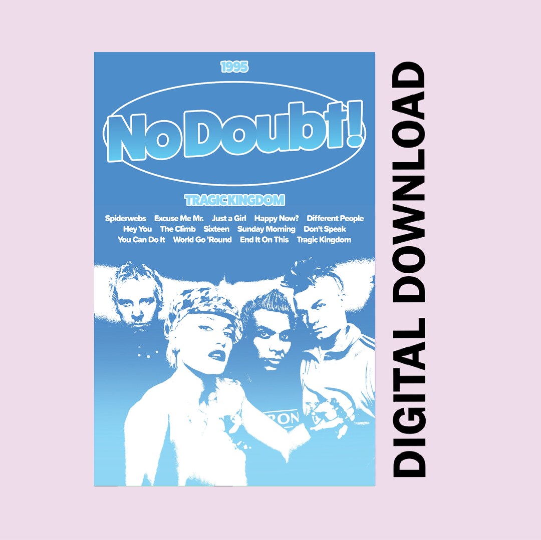 No Doubt Poster digital Download - Etsy