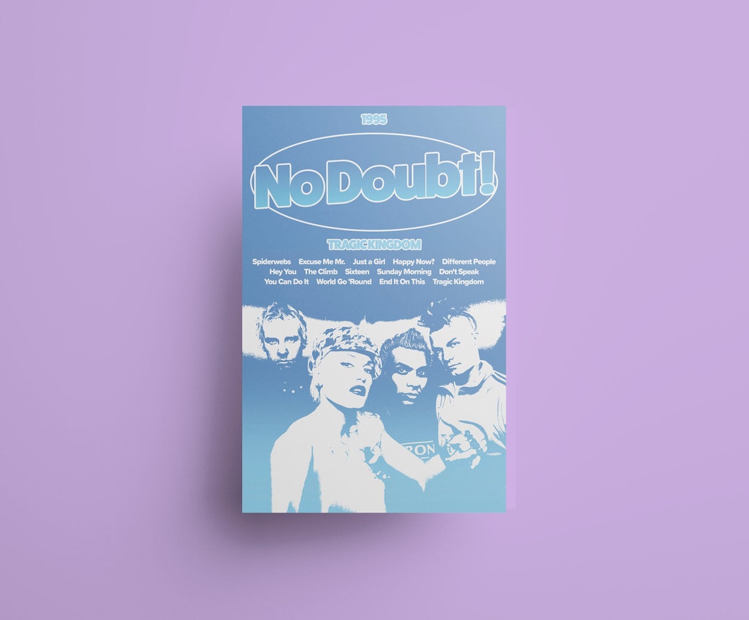 No Doubt Poster, Tragic Kingdom - Etsy UK