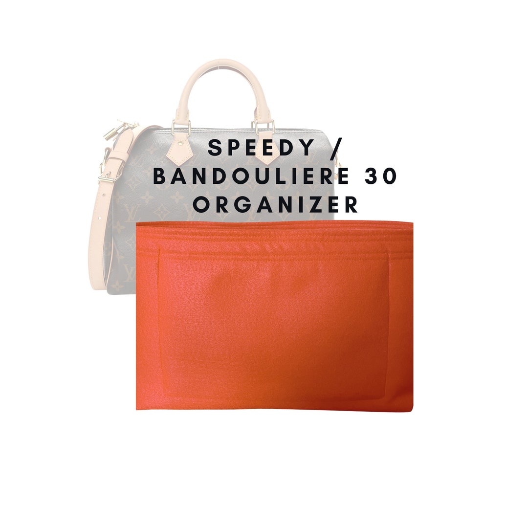 Filz Einsatz für L V Speedy 30, Bandoulier 30, handgemachte Filz Tasche ...