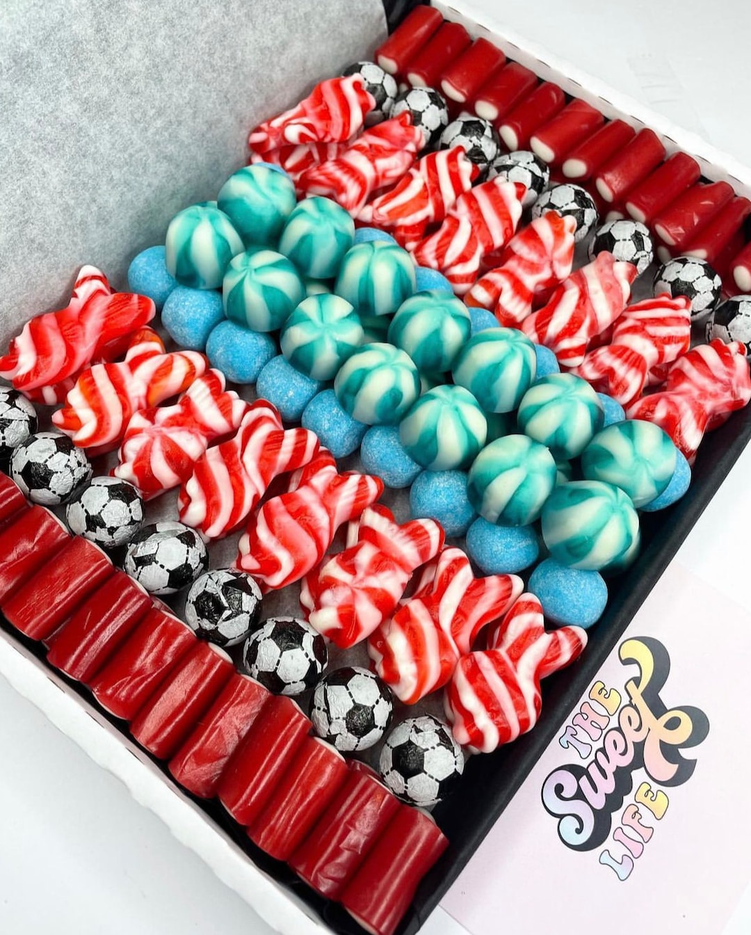 Football Sweet Box, Football Sweets, Gift for Dad, 1KG Pick and Mix ...
