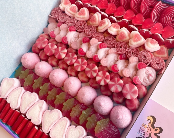 Valentines Sweetheart Gift Box, Pick N Mix Box, Love Sweets, Strawberry ...