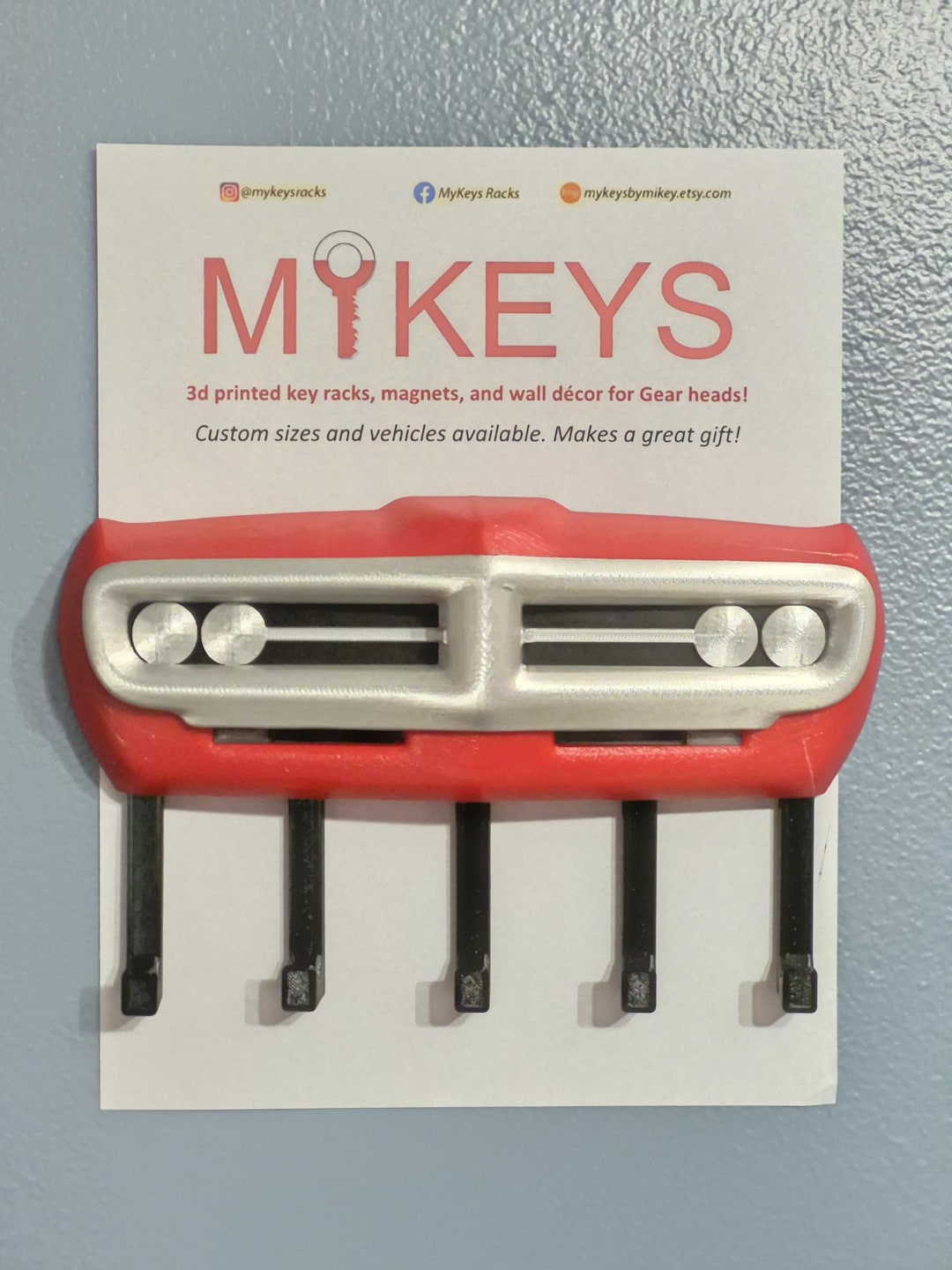 Pontiac Firebird Keyrack Wall Art 1967 & 1968, 3D Printed, 1st Gen ...
