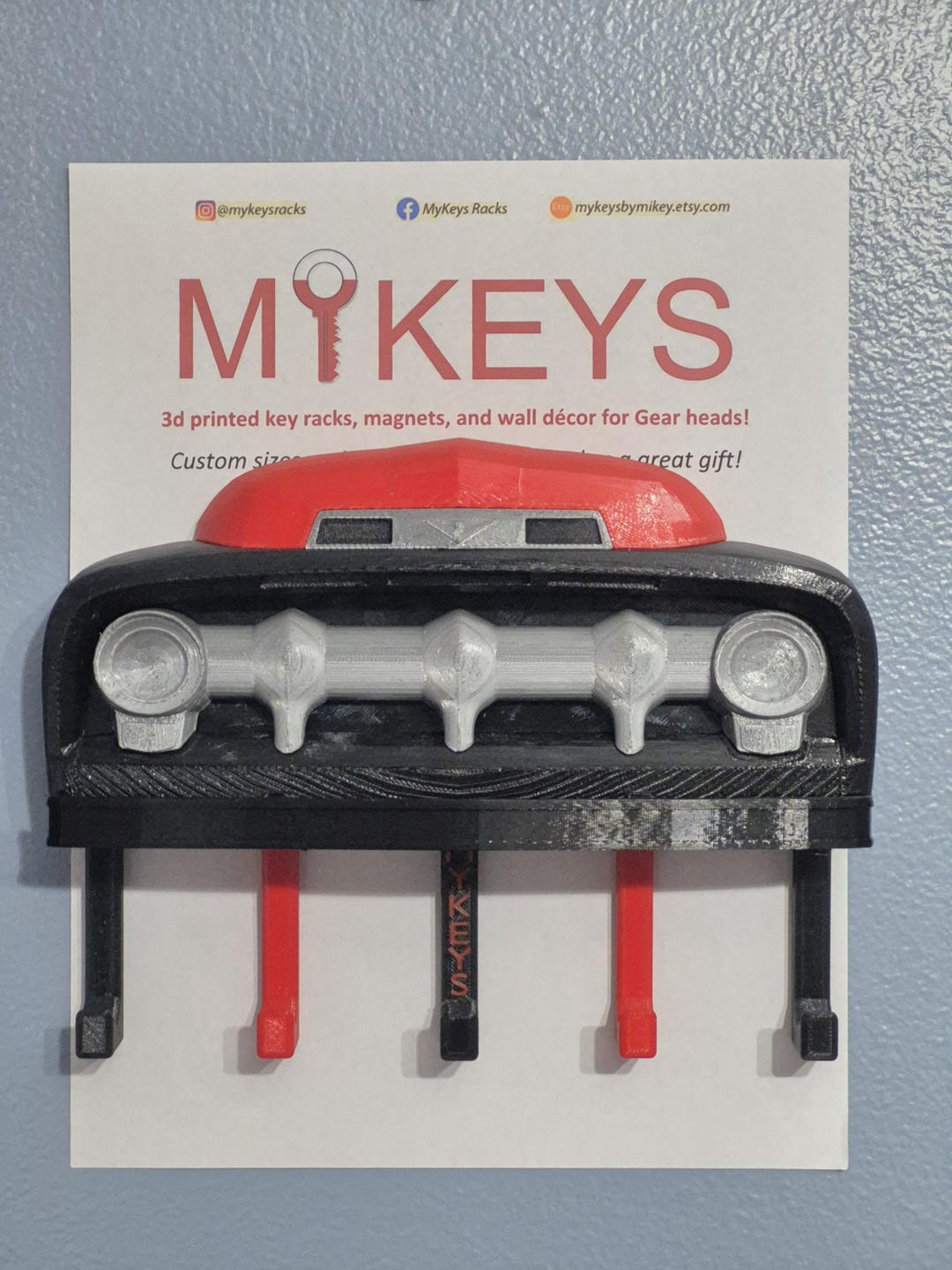 Ford F100 Keyrack, Magnet, Ford Pickup, Key Rack, Stepside, Fleetside ...