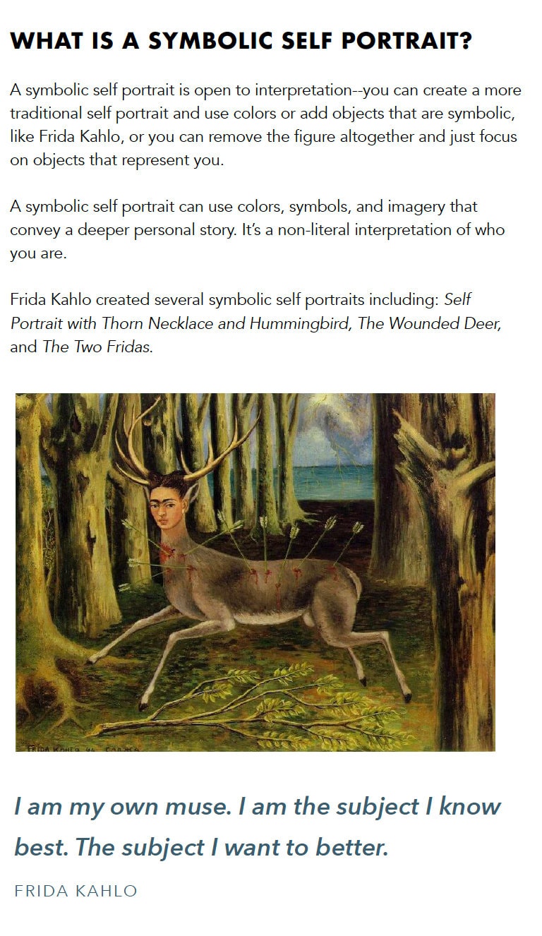 Symbolic Self-portraits ART BUNDLE - Etsy