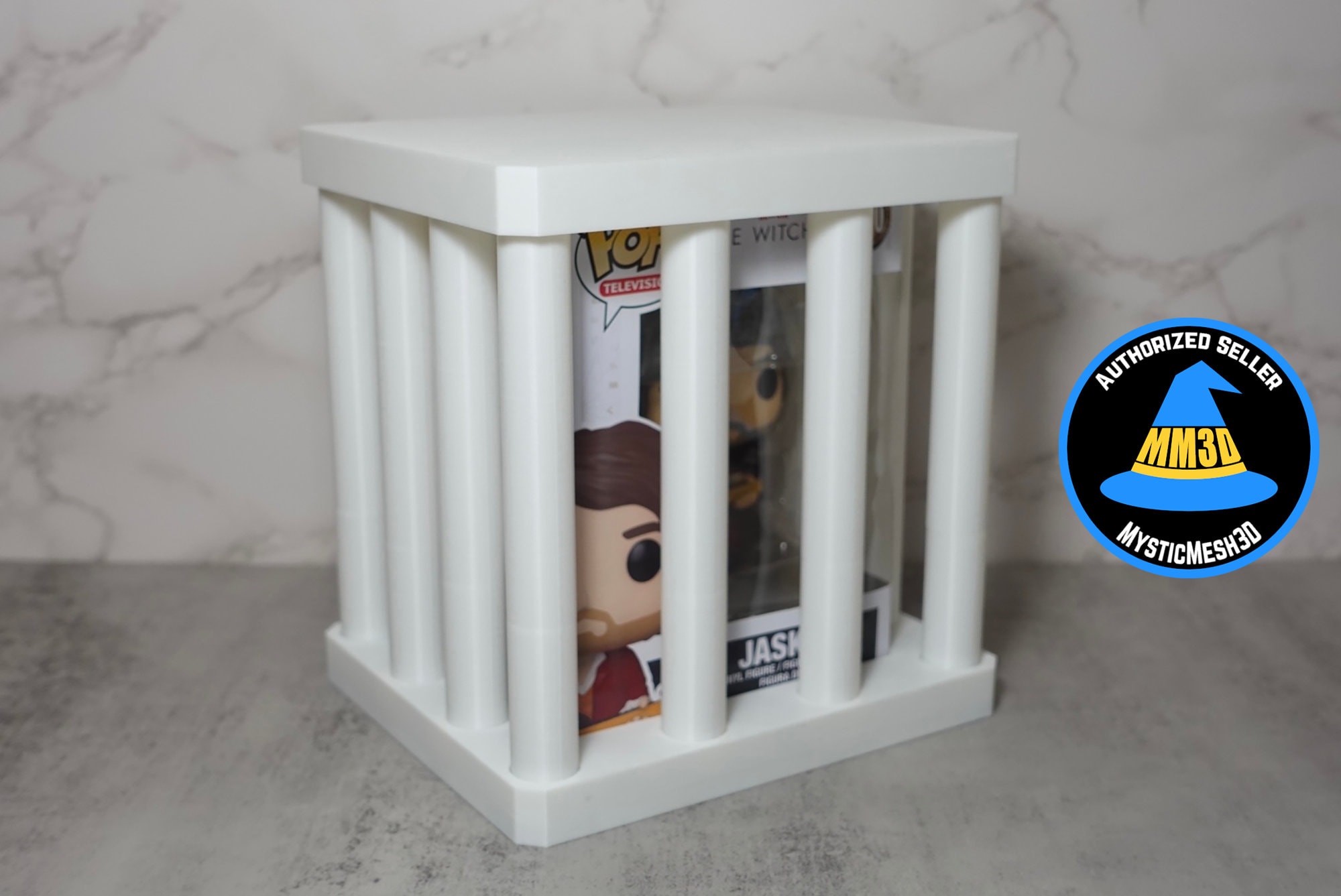 Cage Funko Pop Stand 3D Printed Collector Vault Geeky Display Case ...