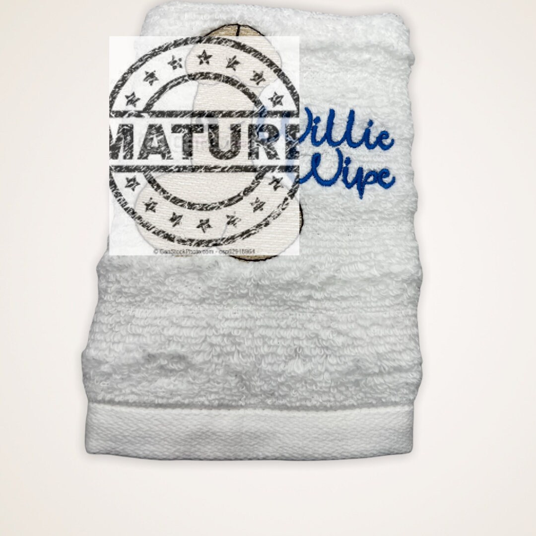 Winking Willie Wipe Cum Towel Bachelors Party T Gag Present For Him