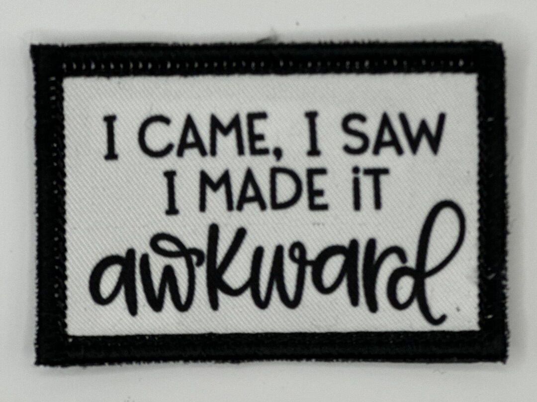 Fancy Patch, Removable 2" X 3" Hook Backing Patch, Morale Patch - Etsy