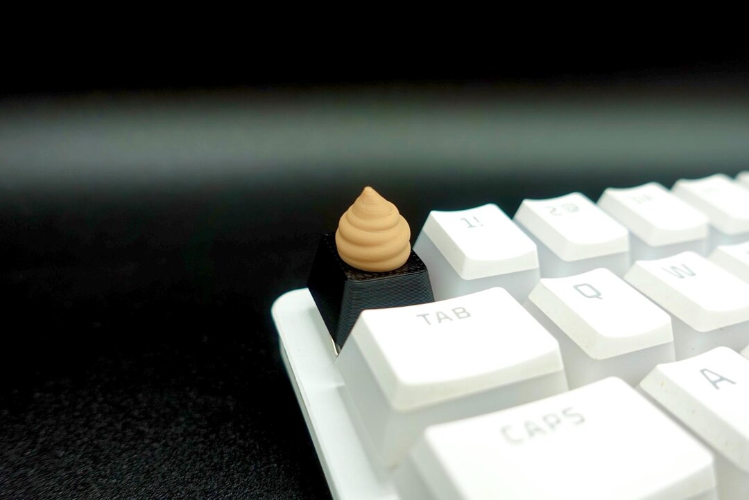 Poop Oh Shit Esc Key Keycap Customizable 3D Printed Mechanical Keycaps ...