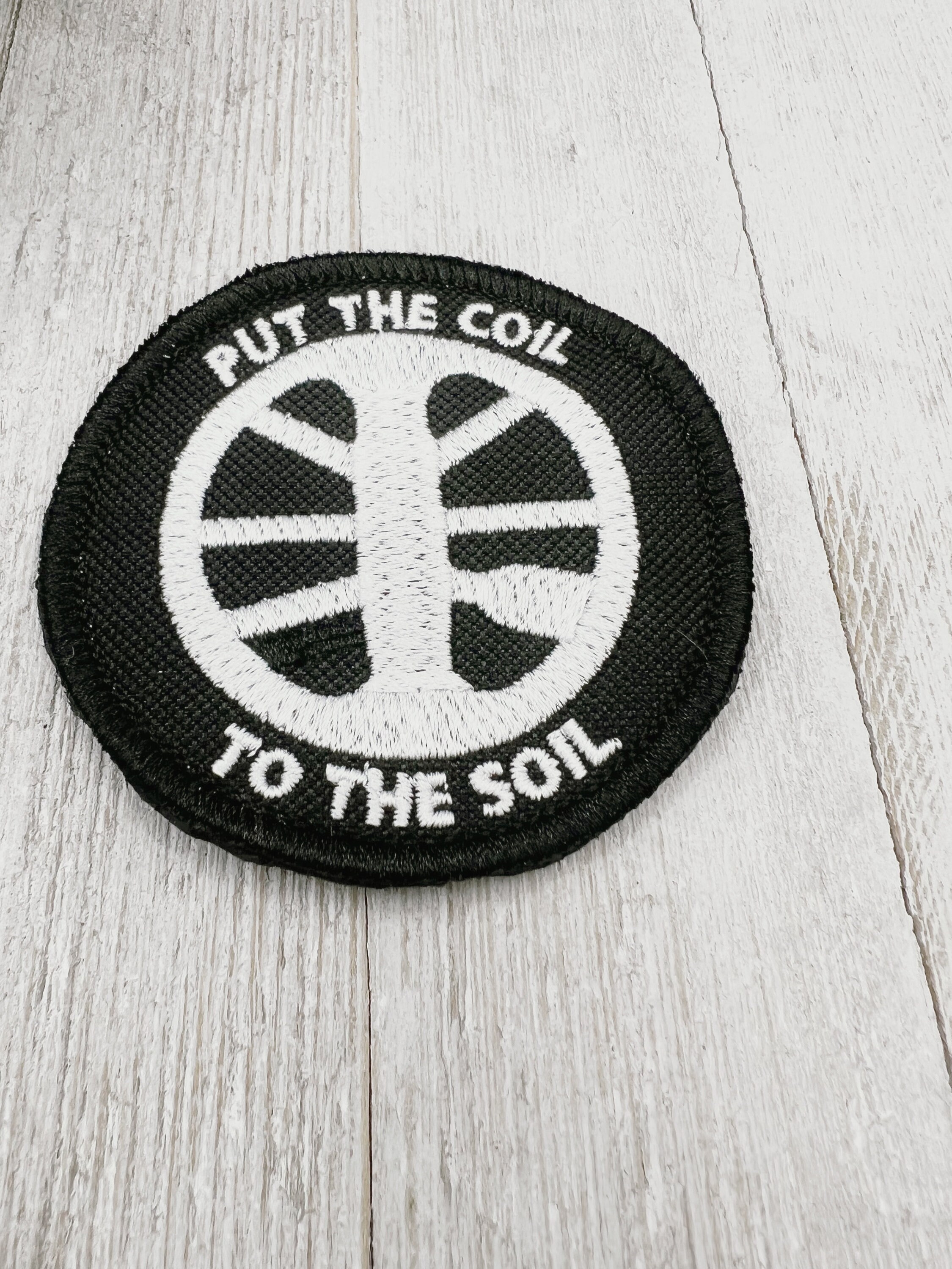 Put the Coil to the Soil Patch | Funny Metal Detector Gift | Iron On ...