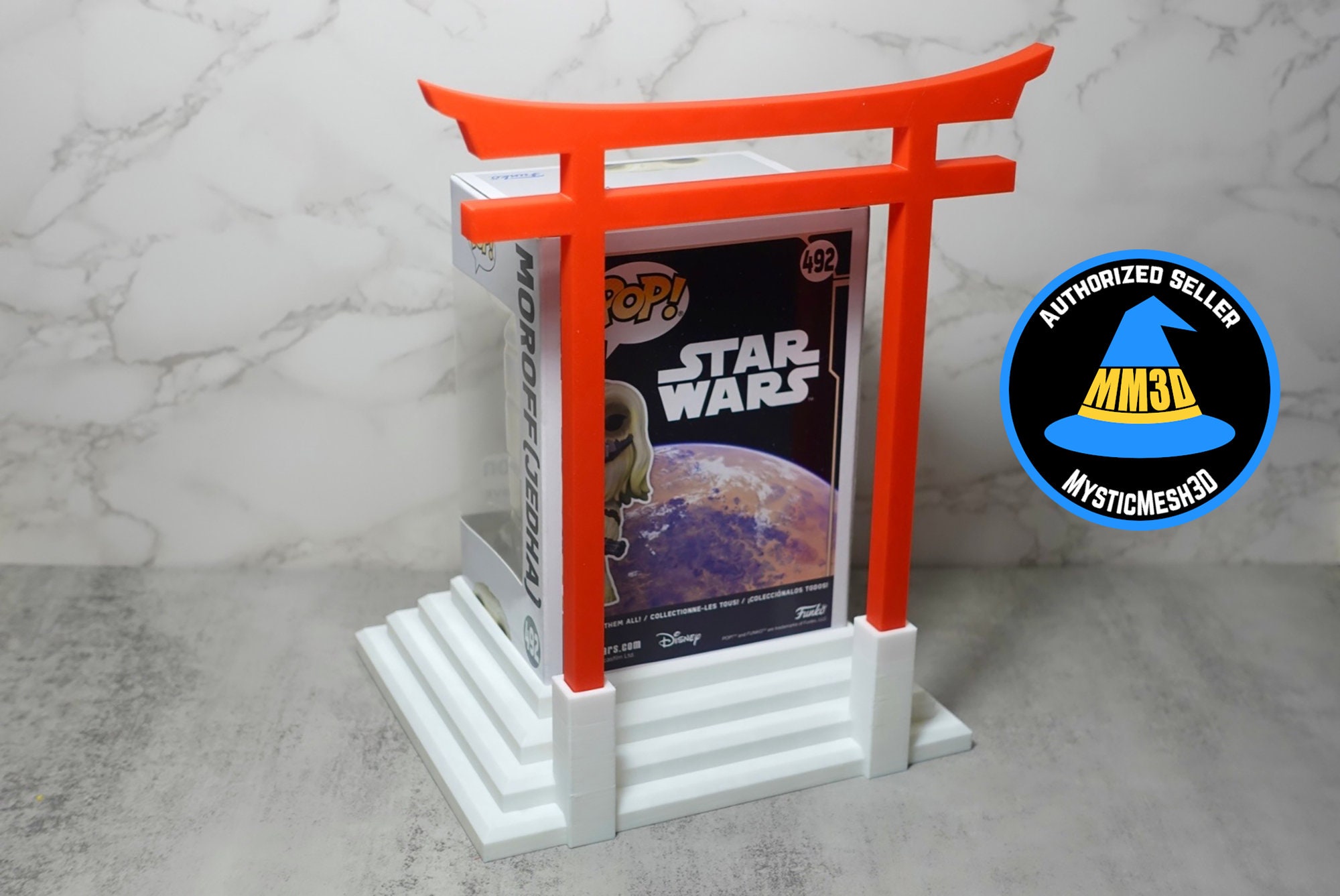 Funko Pop Shrine Display Stand Unique Collector's Decor Custom Color 3D ...